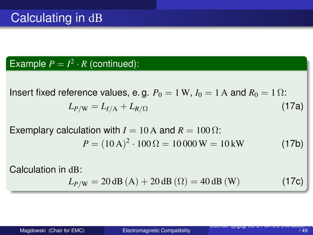 Calculation in Decibels in the Scope of Electromagnetic Compatibility | PDF | Physics | Science
