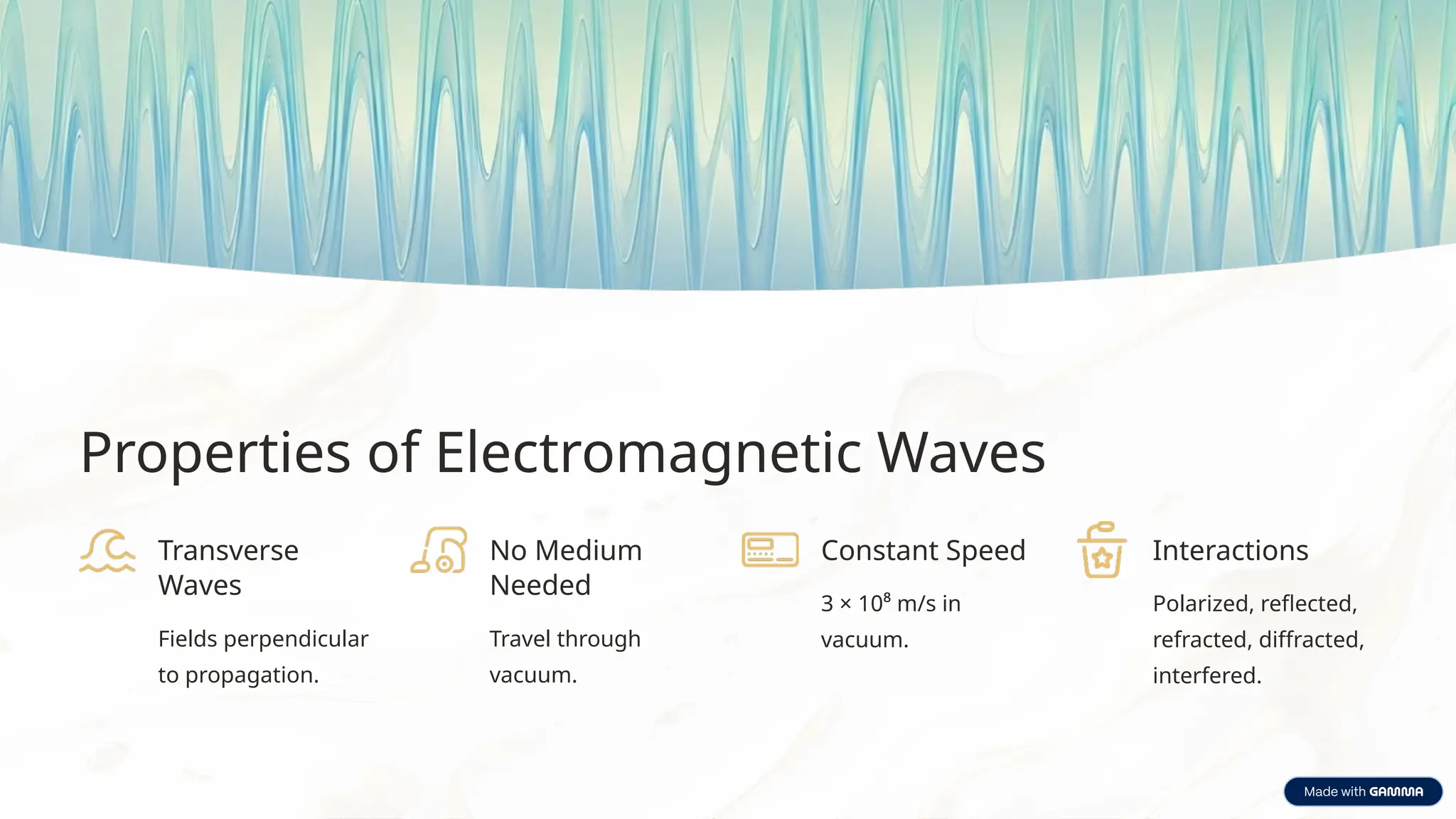 Electromagnetic-Radiations for engineering chemistry | PPT