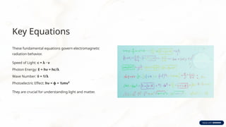 Electromagnetic-Radiations for engineering chemistry | PPTX