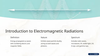 Electromagnetic-Radiations for engineering chemistry | PPTX