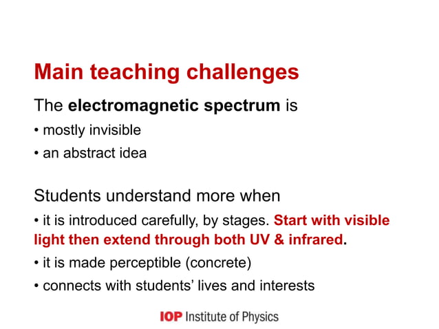 Electromagnetic spectrum short ppt for students | PPT | Physics | Science