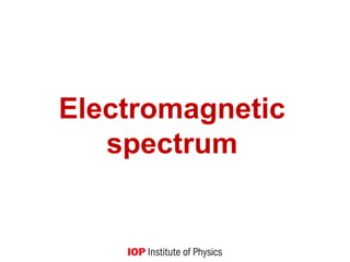 Electromagnetic-spectrum & Its Application.ppt