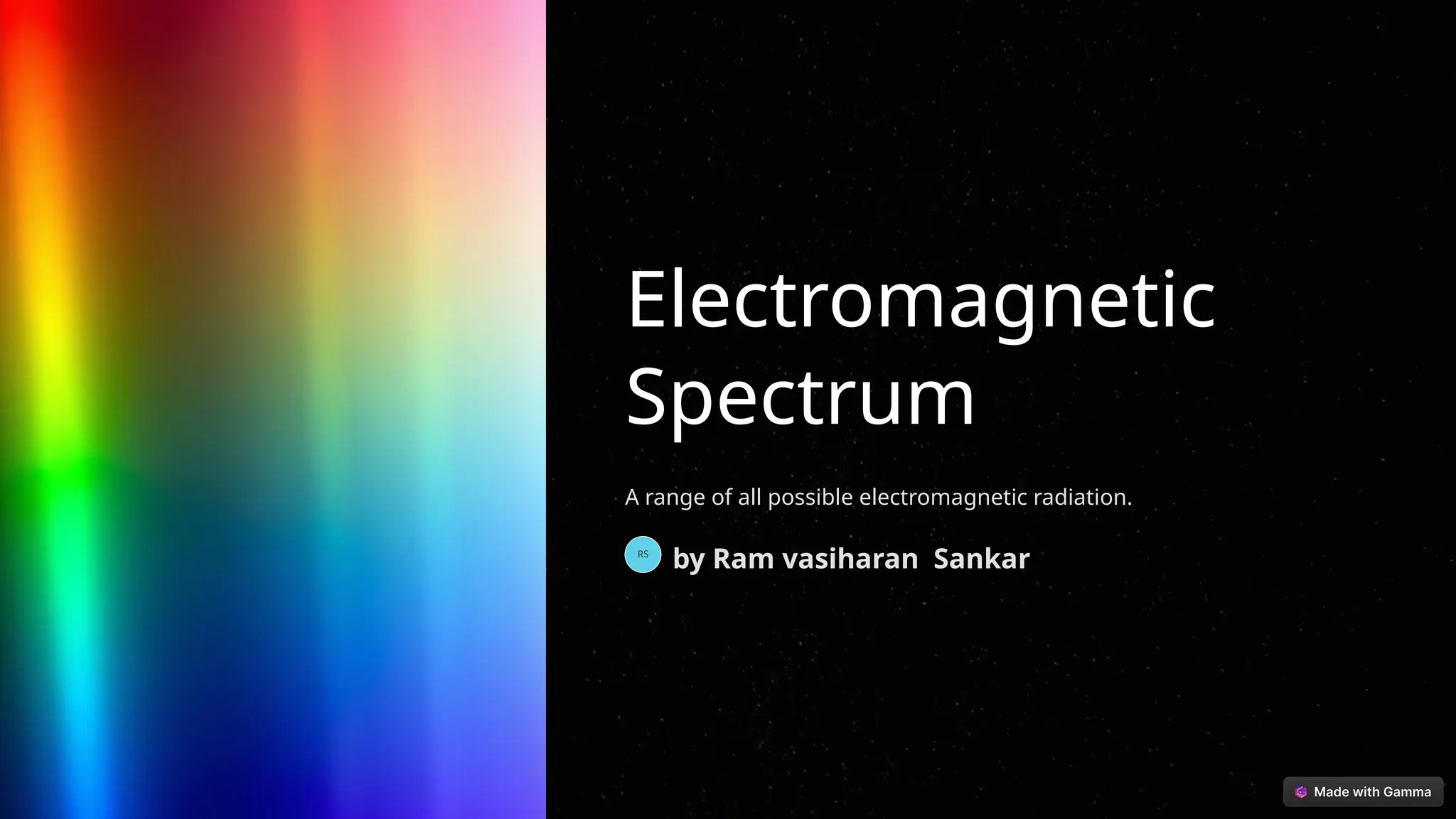 Electromagnetic-Spectrum.pptxwjwjjejejee | PPT