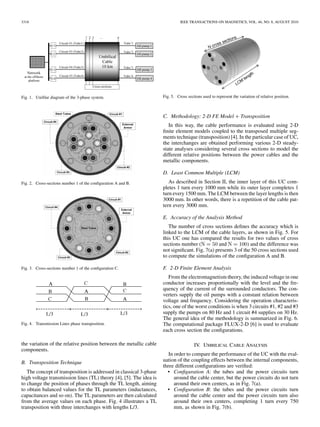 Electromagnetic analysis of submarine umbilical cables with complex ...
