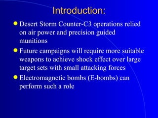 Electromagnetic bomb | PPT