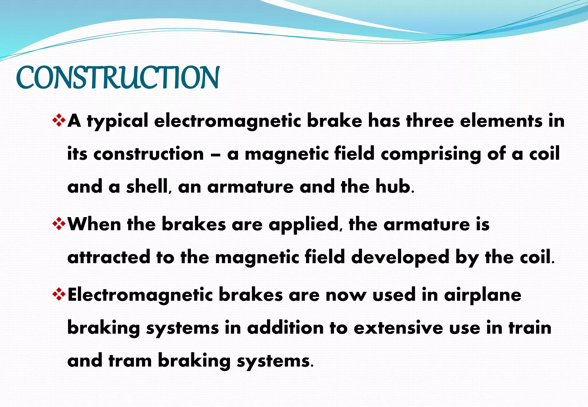 Electro magnetic breaking system BY G.DINESHPIRAN | PPTX
