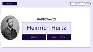SCIENTIST WHO DISCOVERED ELECTROMAGNETIC WAVES | PPTX