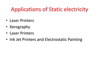 Electromagnetic field - (force & field) Static Electricity | PPTX