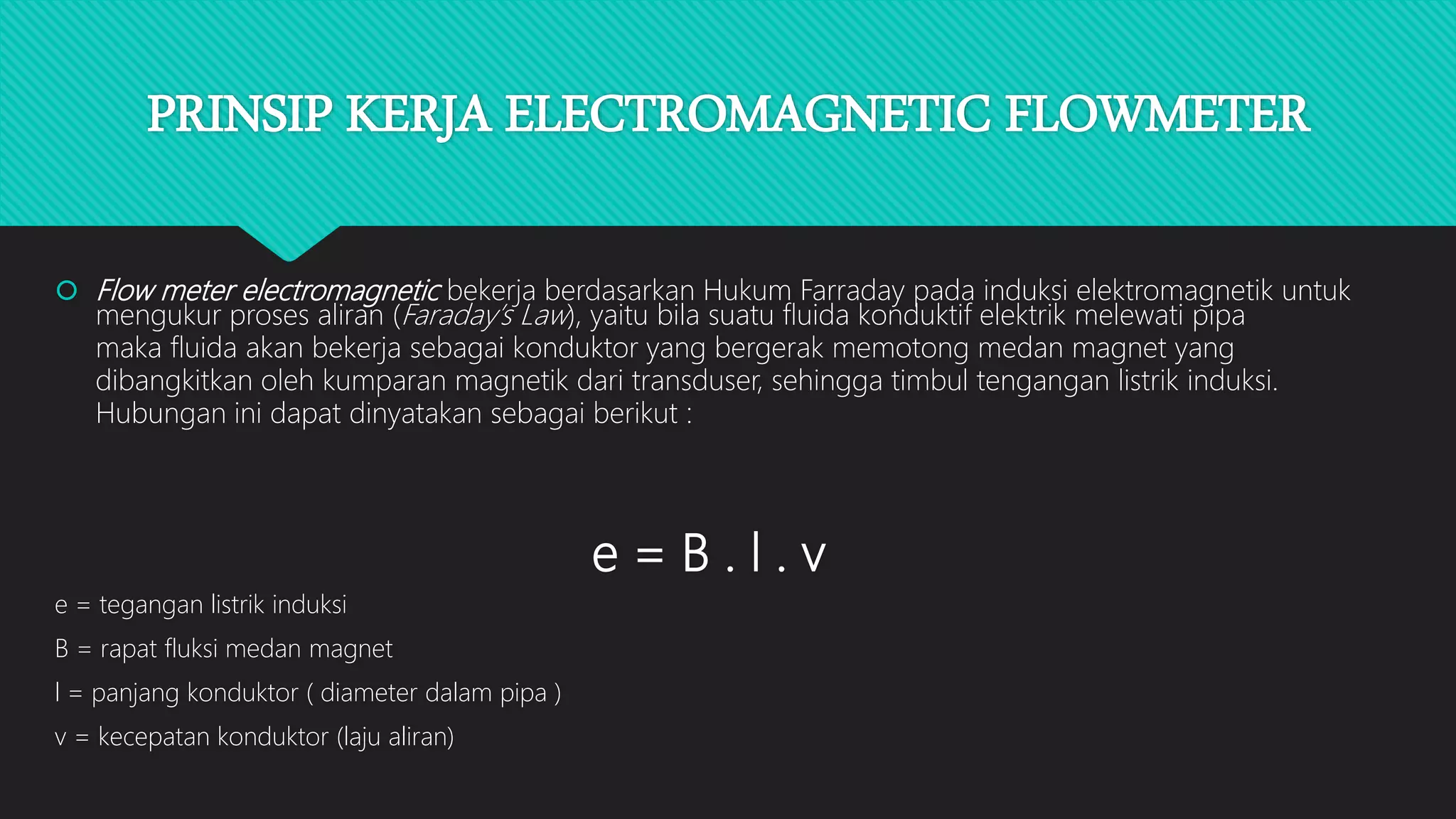 Electromagnetic flow meter | PPTX