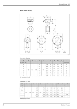 Electromagnetic flowmeter - Proline Promag 50D | PDF | Technology ...