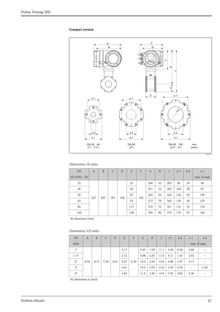 Electromagnetic flowmeter - Proline Promag 50D | PDF | Technology ...