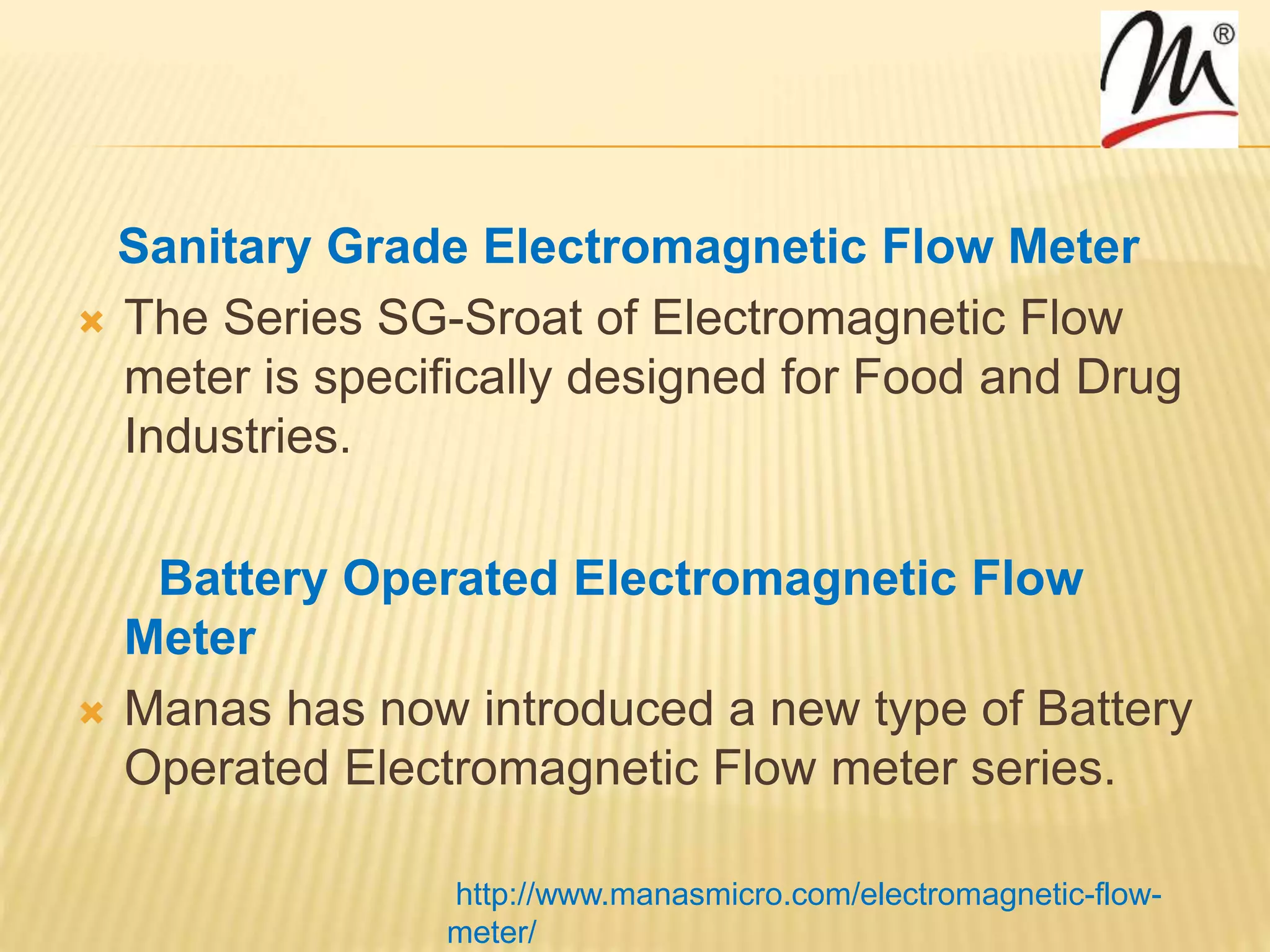 Electromagnetic Flow Meter | Flow Meter Manufacturer | Manas ...