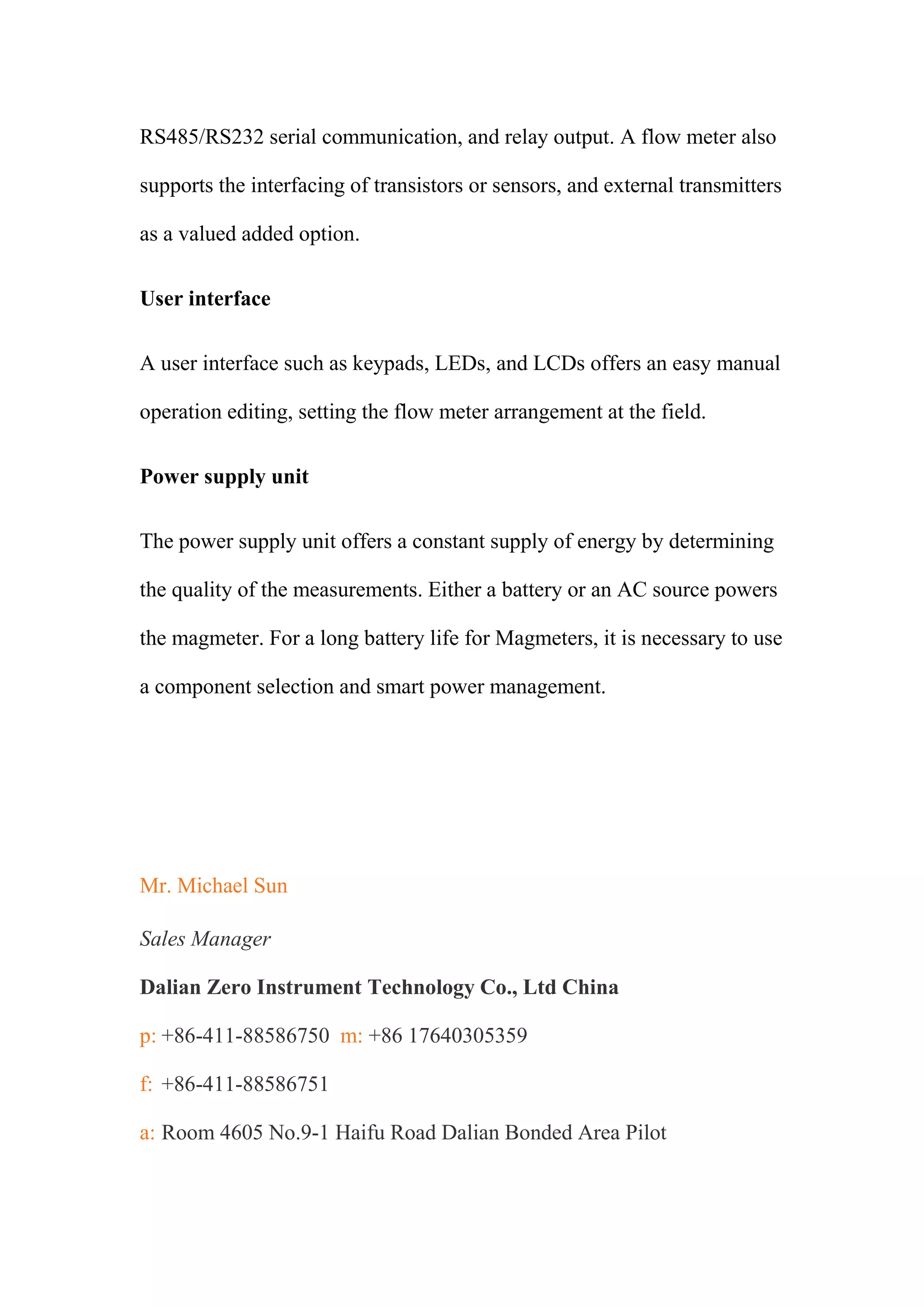Electromagnetic flow meter block diagram | PDF