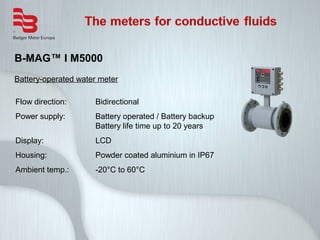 Electromagnetic Flow Meters Overview (Badger Meter) | PPT