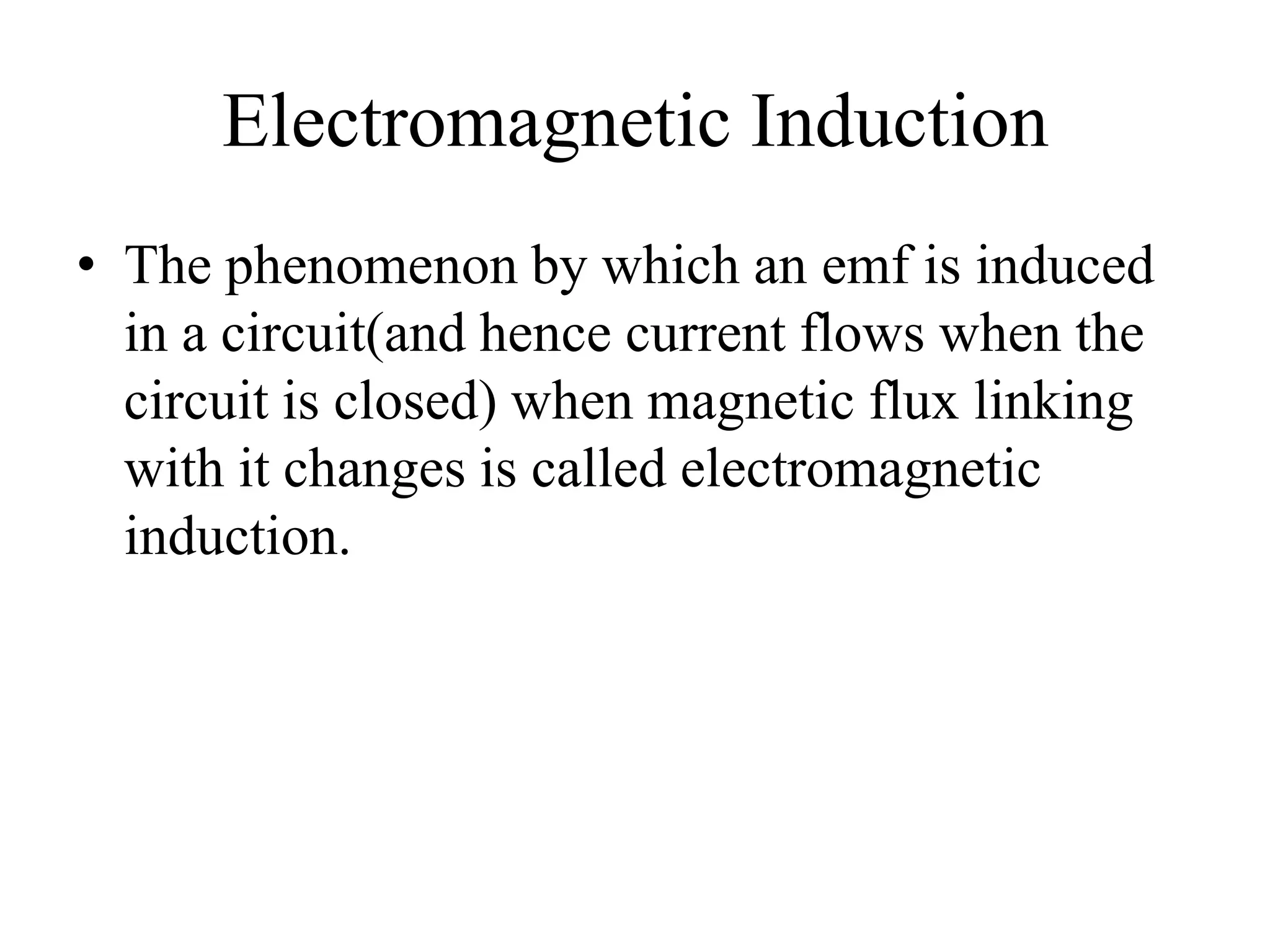 Electromagnetic induction | PPTX