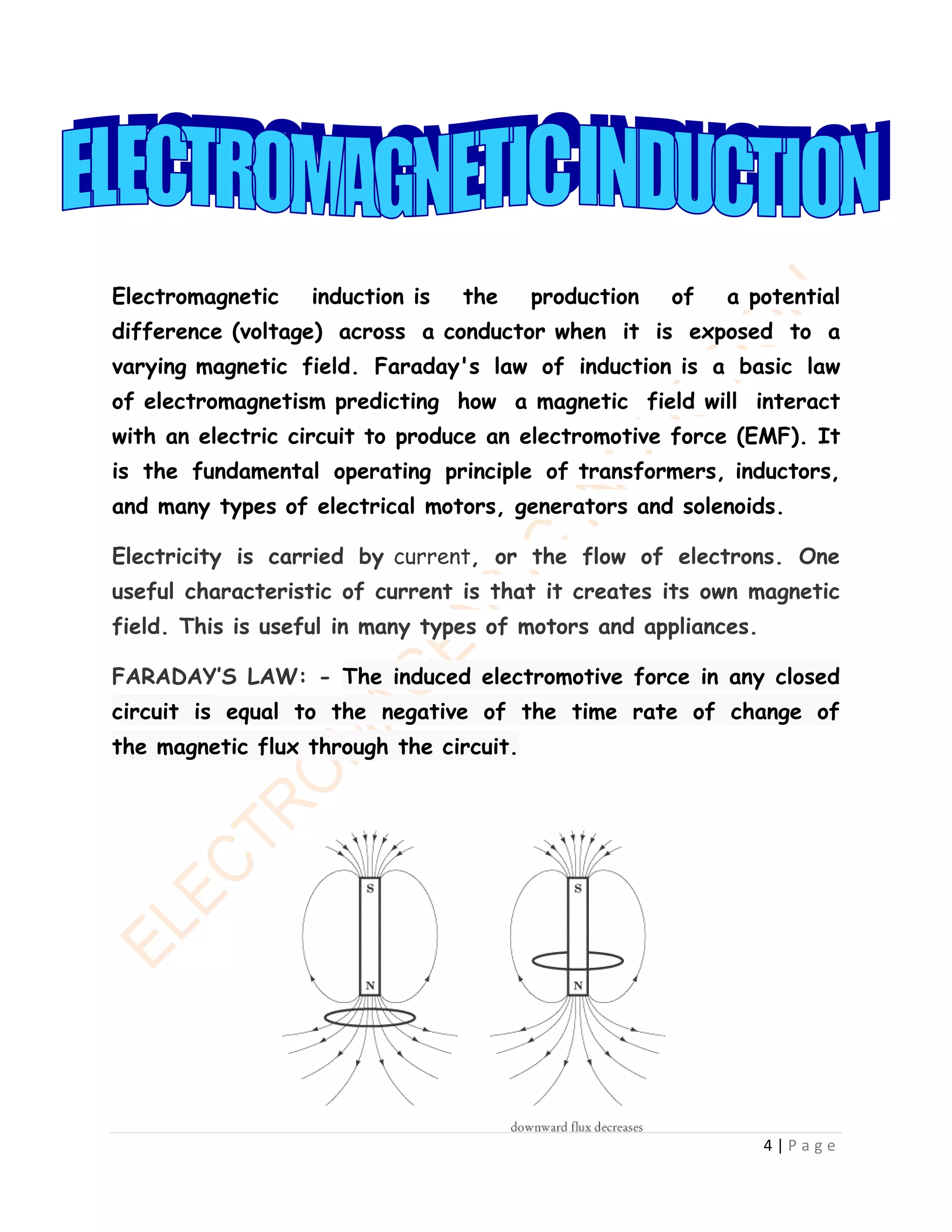 Electromagnetic induction | DOCX