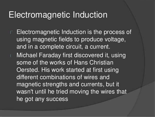 Electromagnetic induction