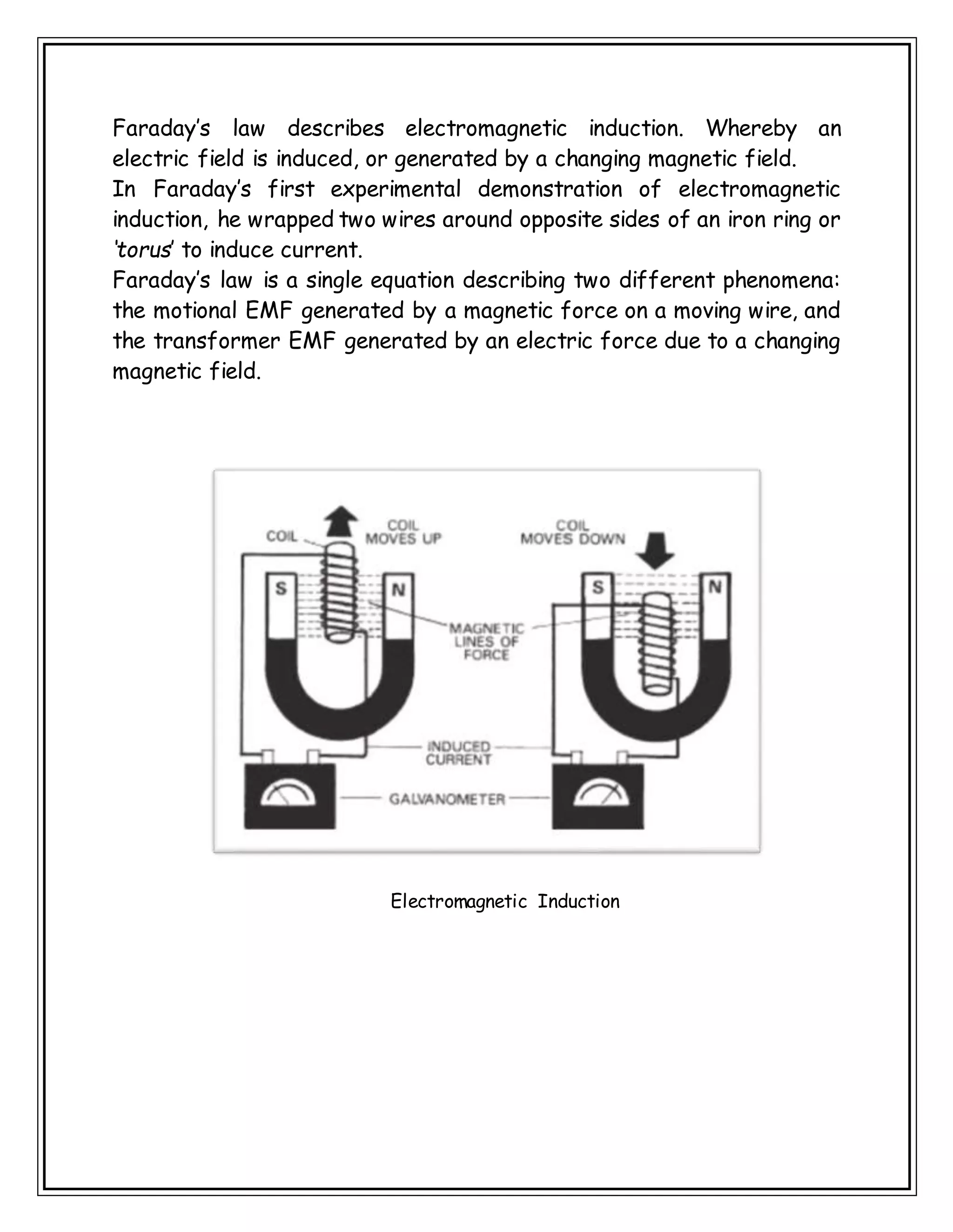 Electromagnetic induction | DOCX