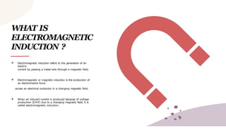 electromagnetic induction class 12th science | PPTX