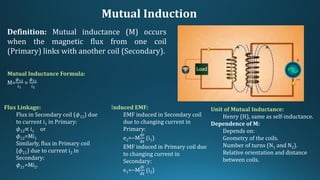 Electromagnetic Induction for First year Physiotherapy | PDF