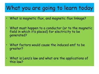 Electromagnetic induction (2) | PPT