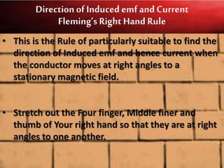Electromagnetic induction & useful applications | PPTX