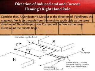 Electromagnetic induction & useful applications | PPTX