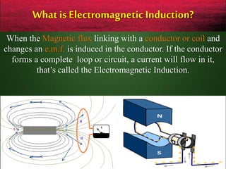 Electromagnetic induction & useful applications | PPTX
