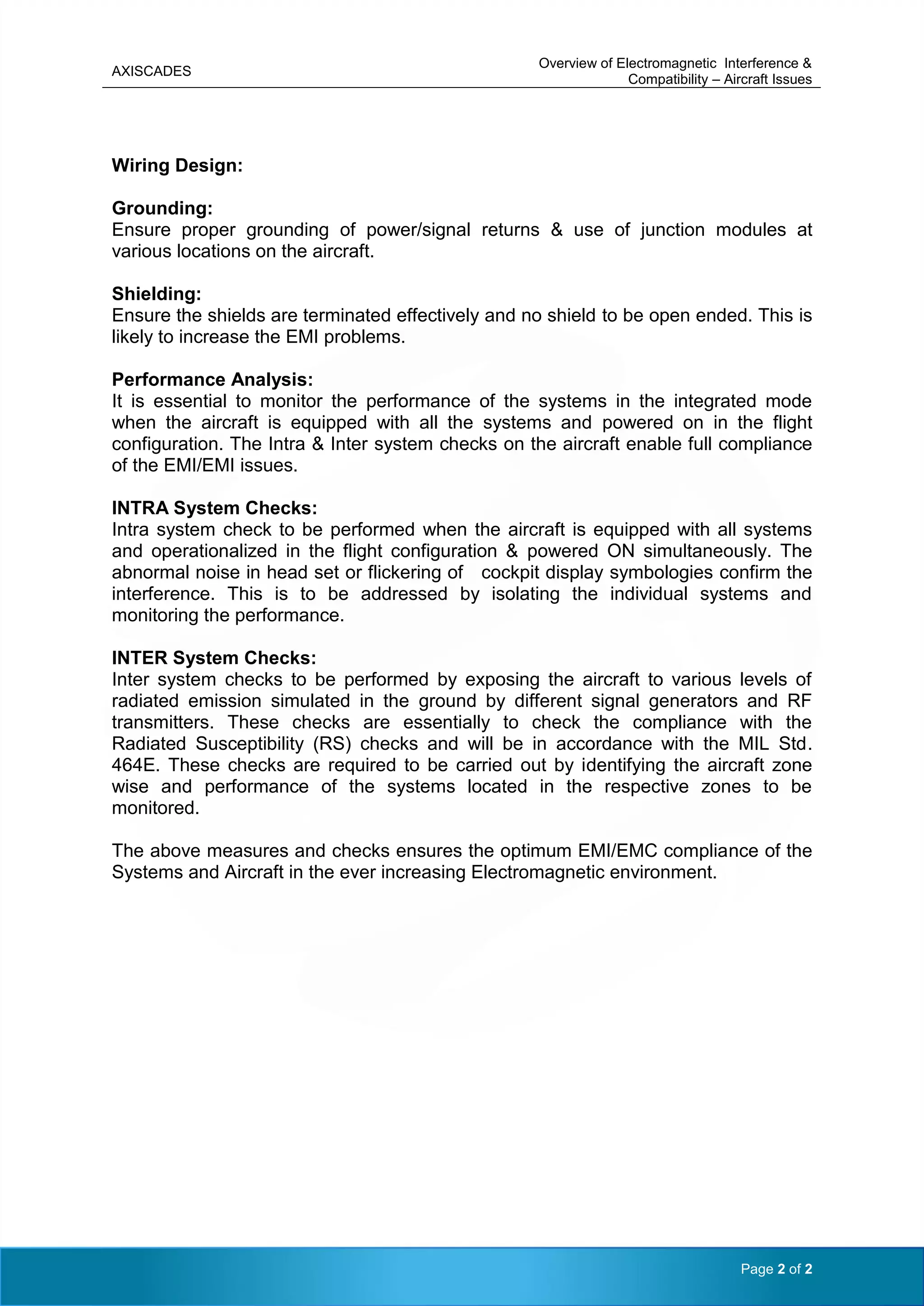 Electromagnetic Interference And Compatibility Aircraft Issues Pdf
