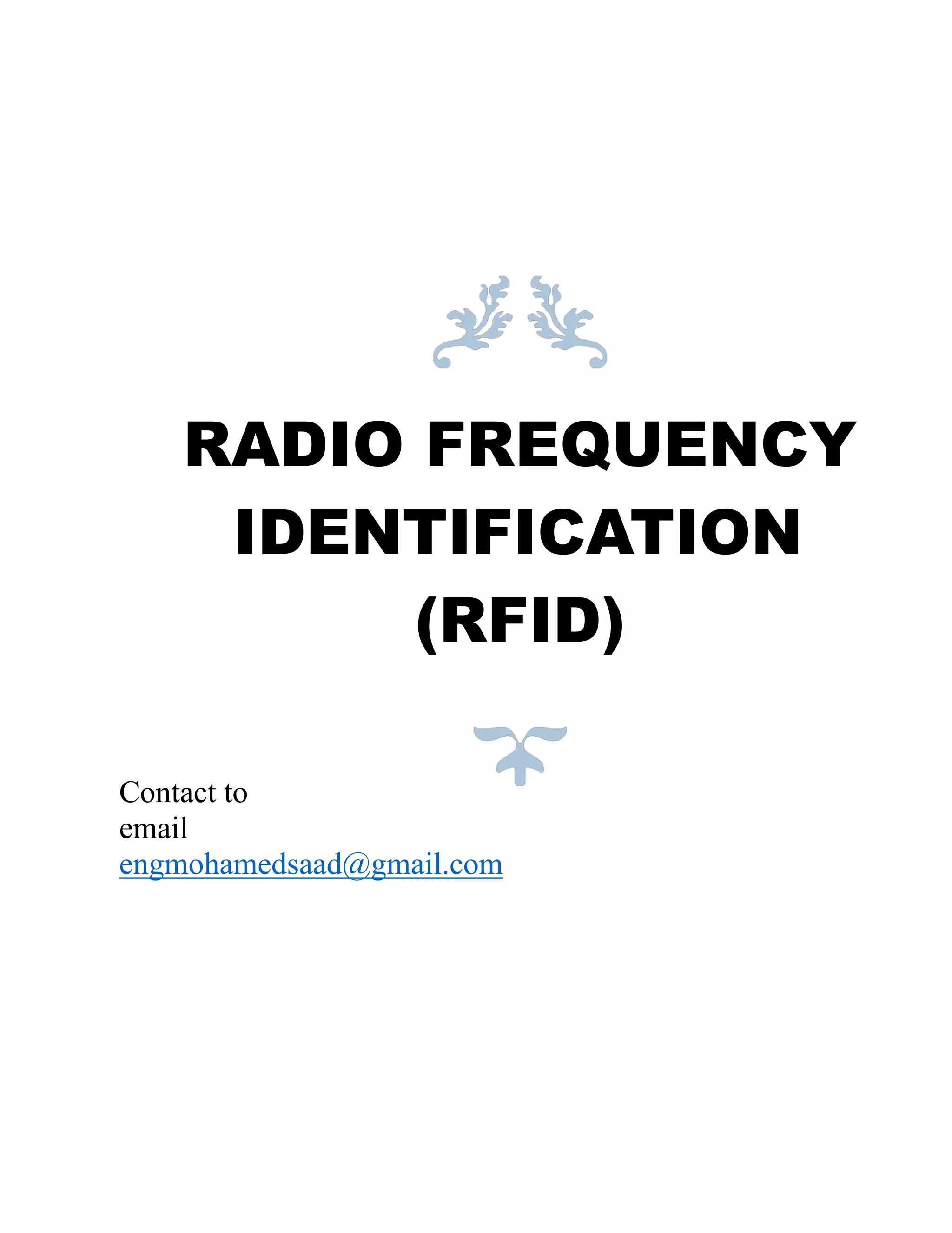 RFID Electromagnetic project (rfid) | PDF
