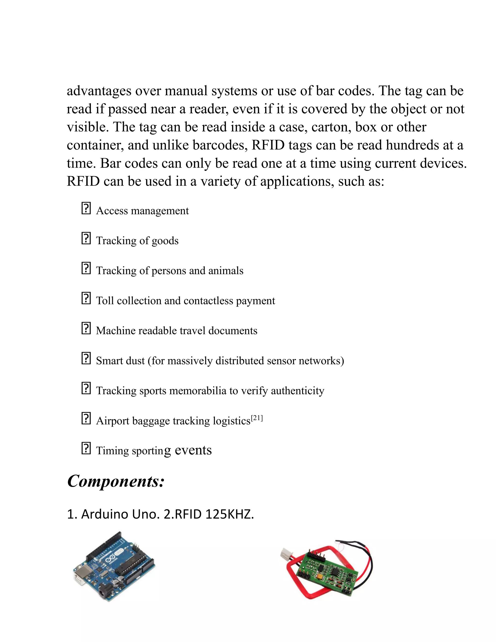 RFID Electromagnetic project (rfid) | PDF