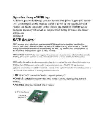 RFID Electromagnetic project (rfid) | PDF