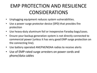 Electro magnetic pulse (emp) | PPTX