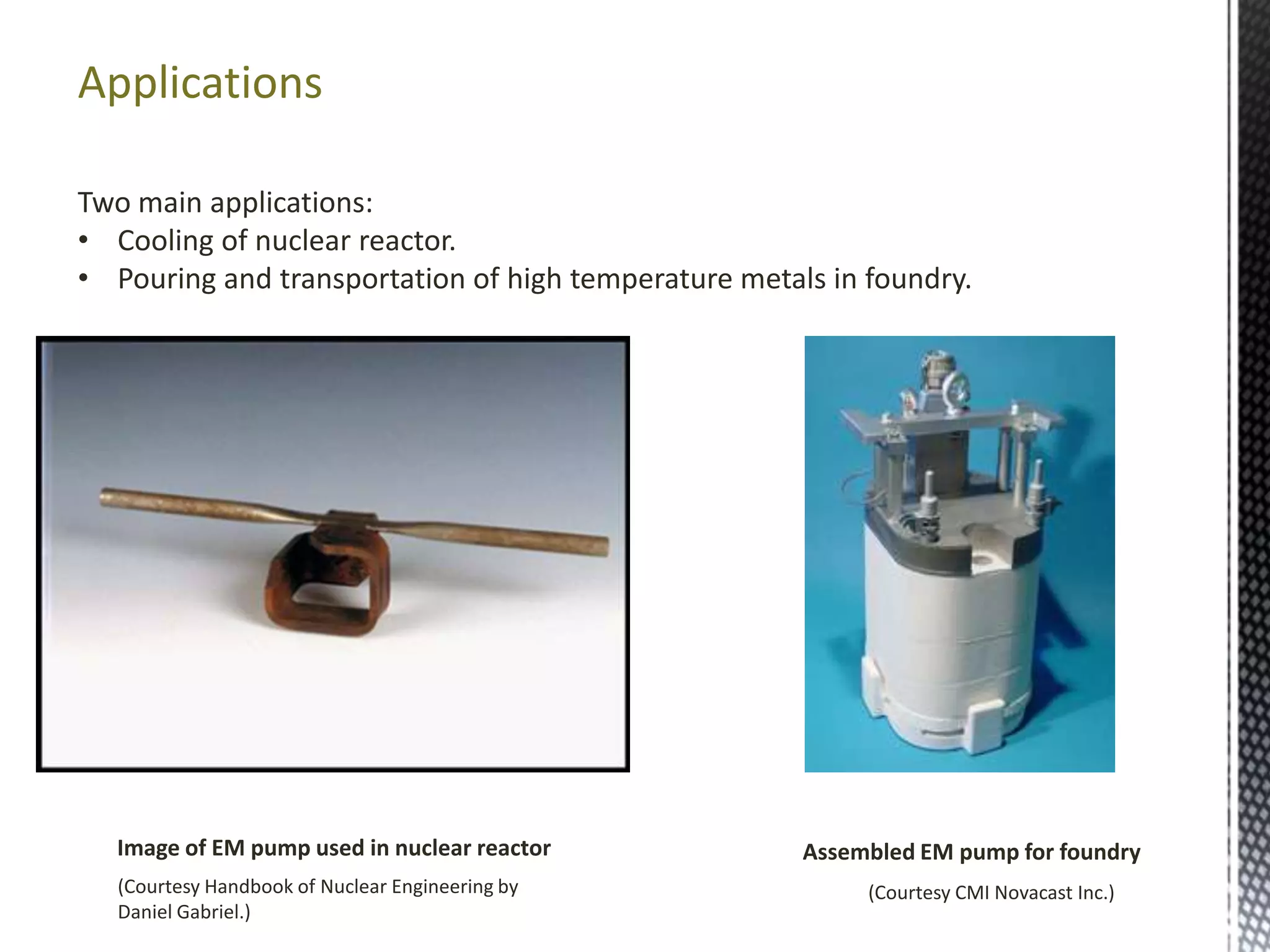 Electromagnetic pump | PPTX