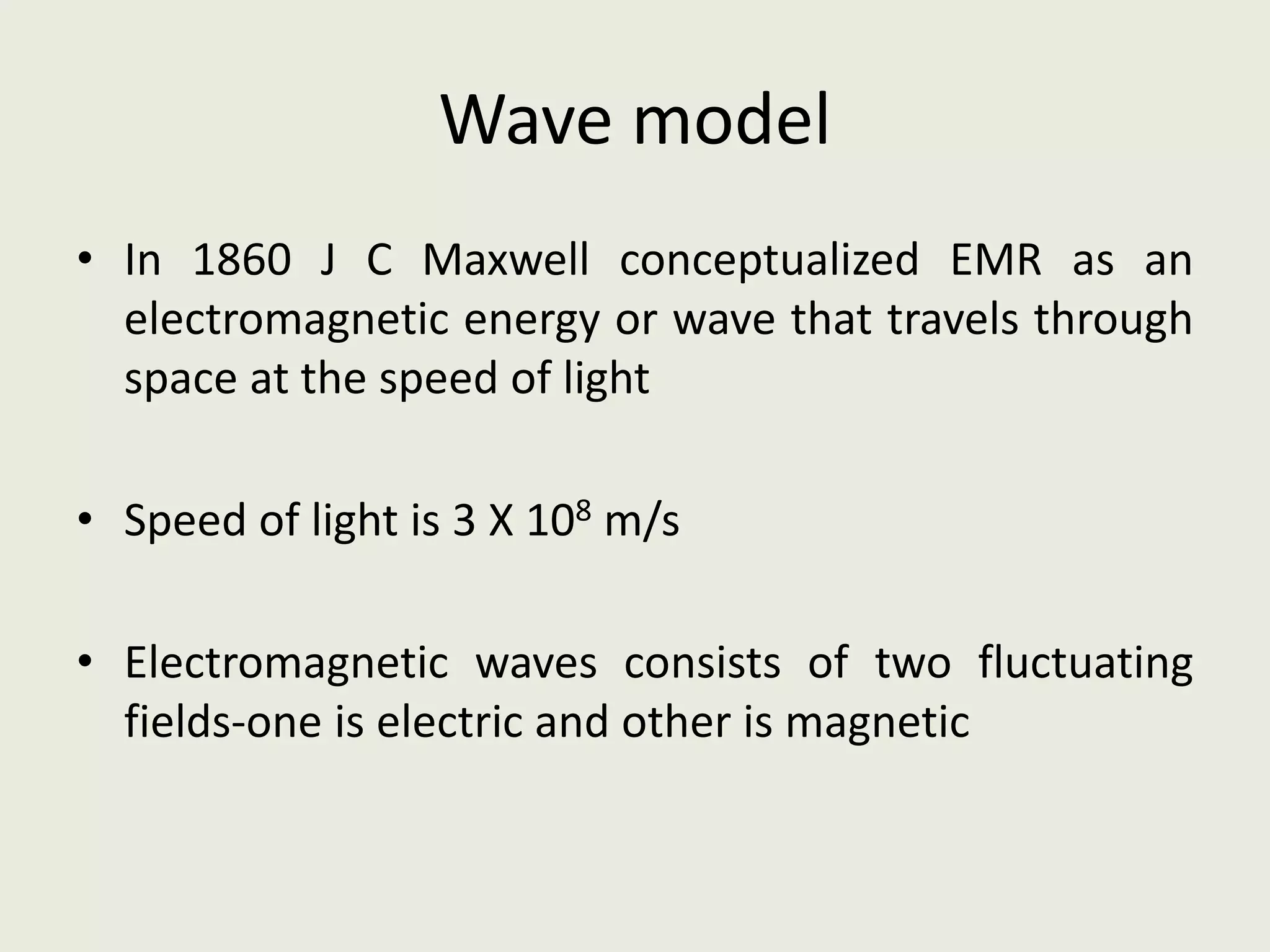 Electromagnetic radiation | PPTX