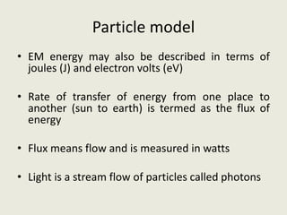 Electromagnetic radiation | PPTX