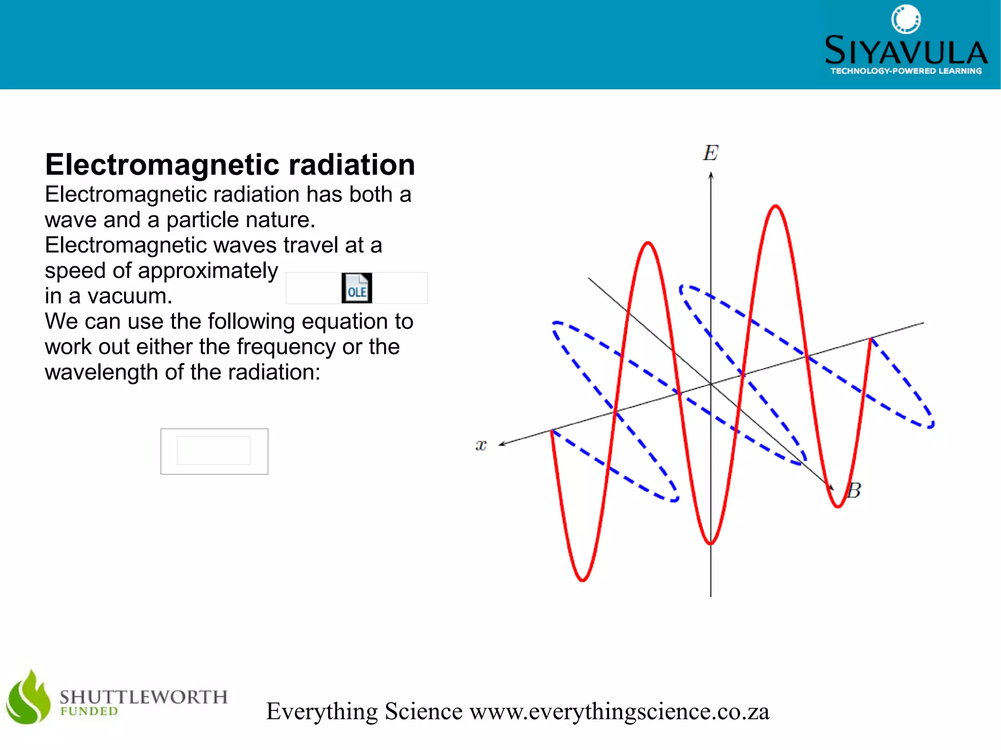 Electromagnetic radiation grade 10 physical sciences | ODP