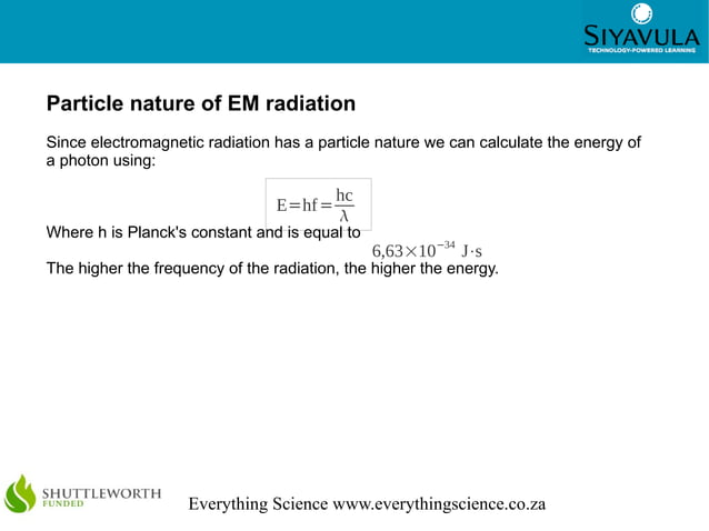 Electromagnetic radiation | PPT