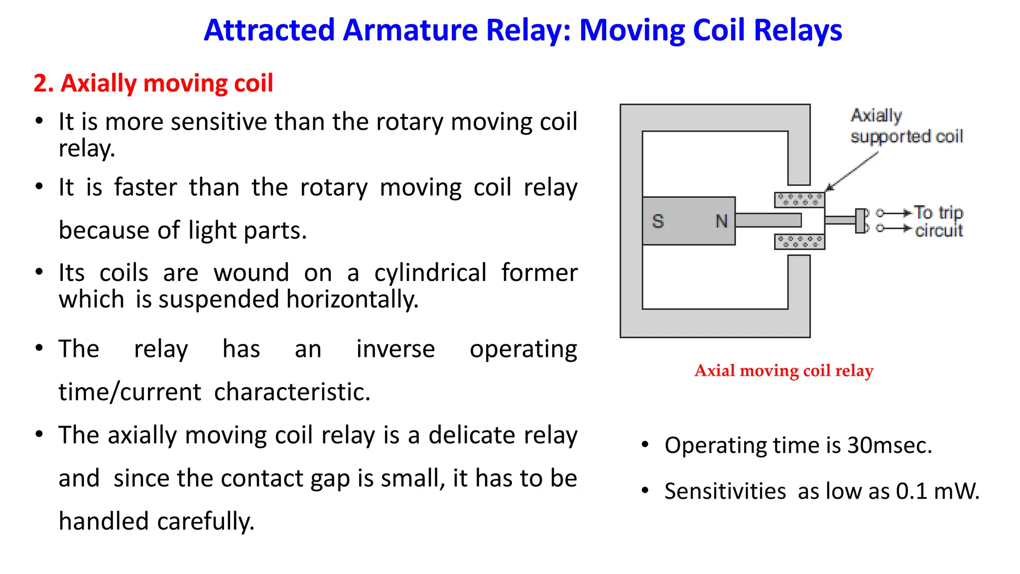 Electromagnetic relays used for power system .pptx | Physics | Science