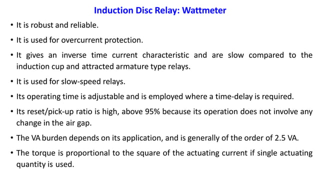 Electromagnetic relays used for power system .pptx | Physics | Science