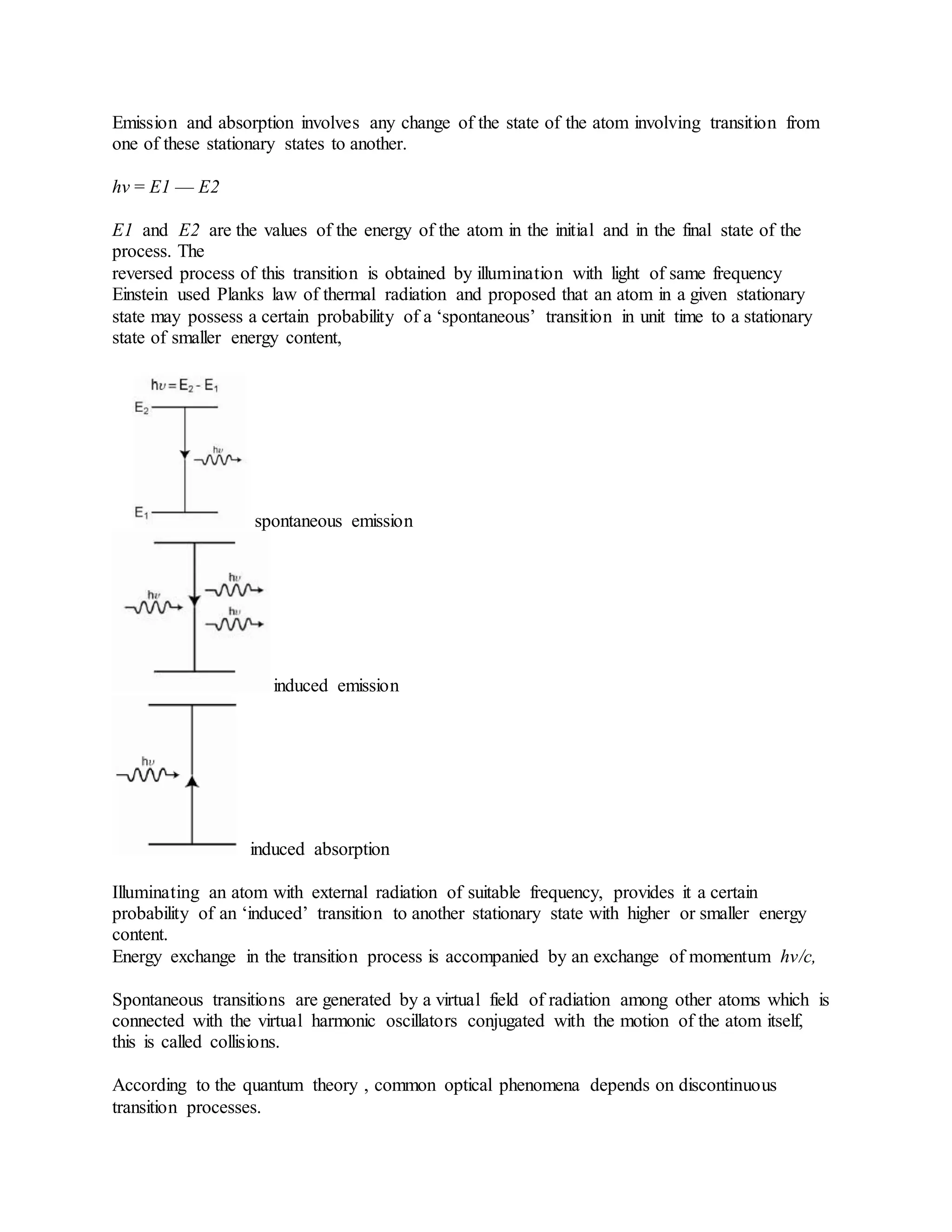Electromagnetic spectrum, interaction with matter | DOCX