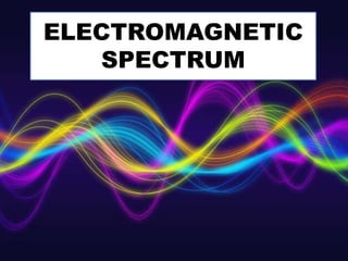 ELECTROMAGNETIC SPECTRUM.pptx | Physics | Science