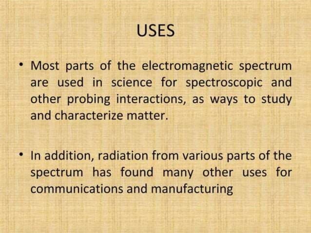 ELECTROMAGNETIC SPECTRUM.pptx | Physics | Science