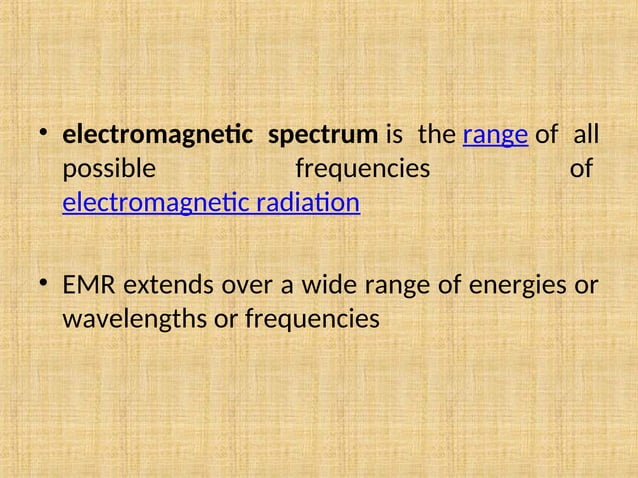 Electromagnetic Spectrum for grade 10 students education.ppt