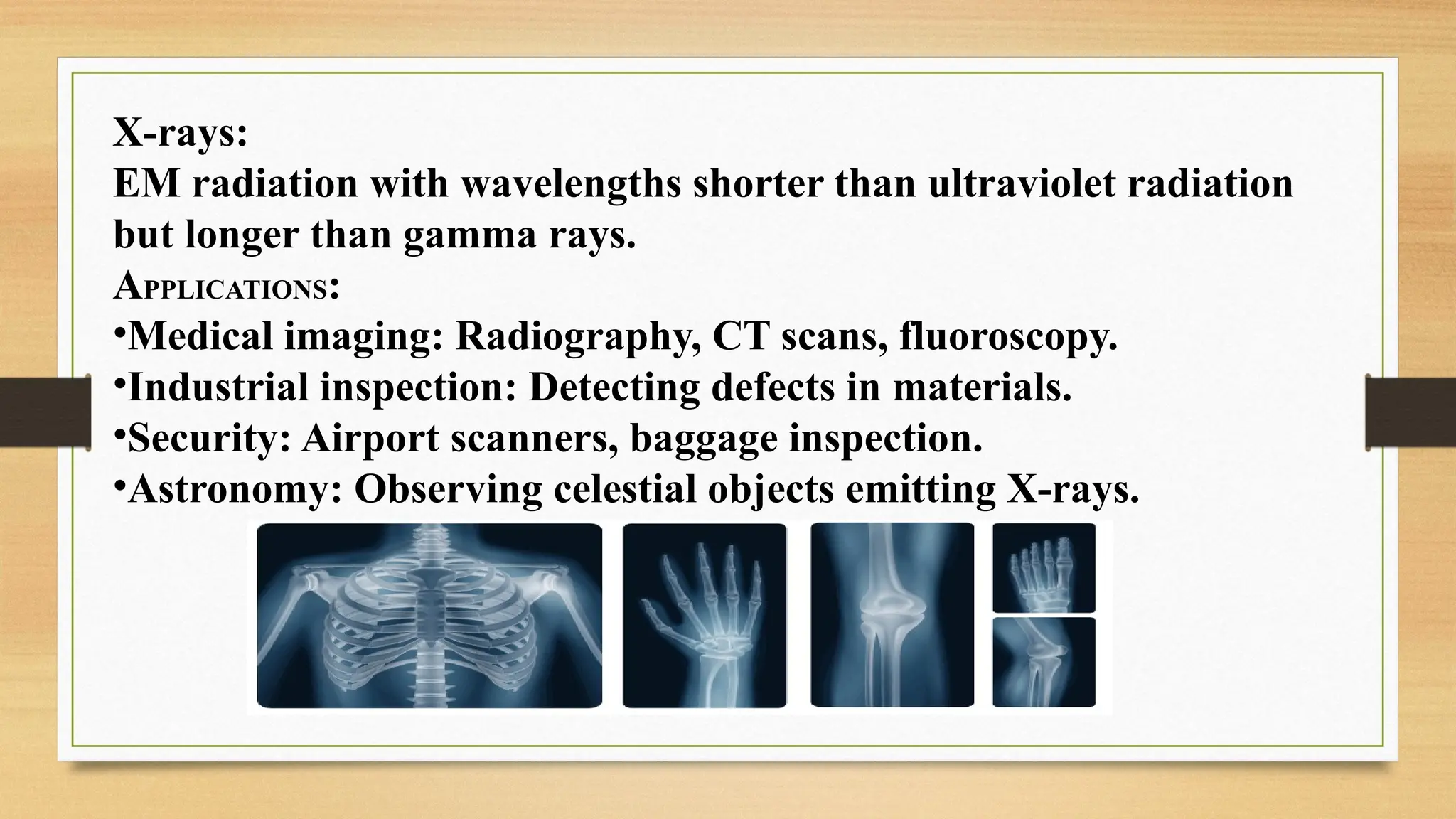 Applications of Electromagnetic spectrum.pptx