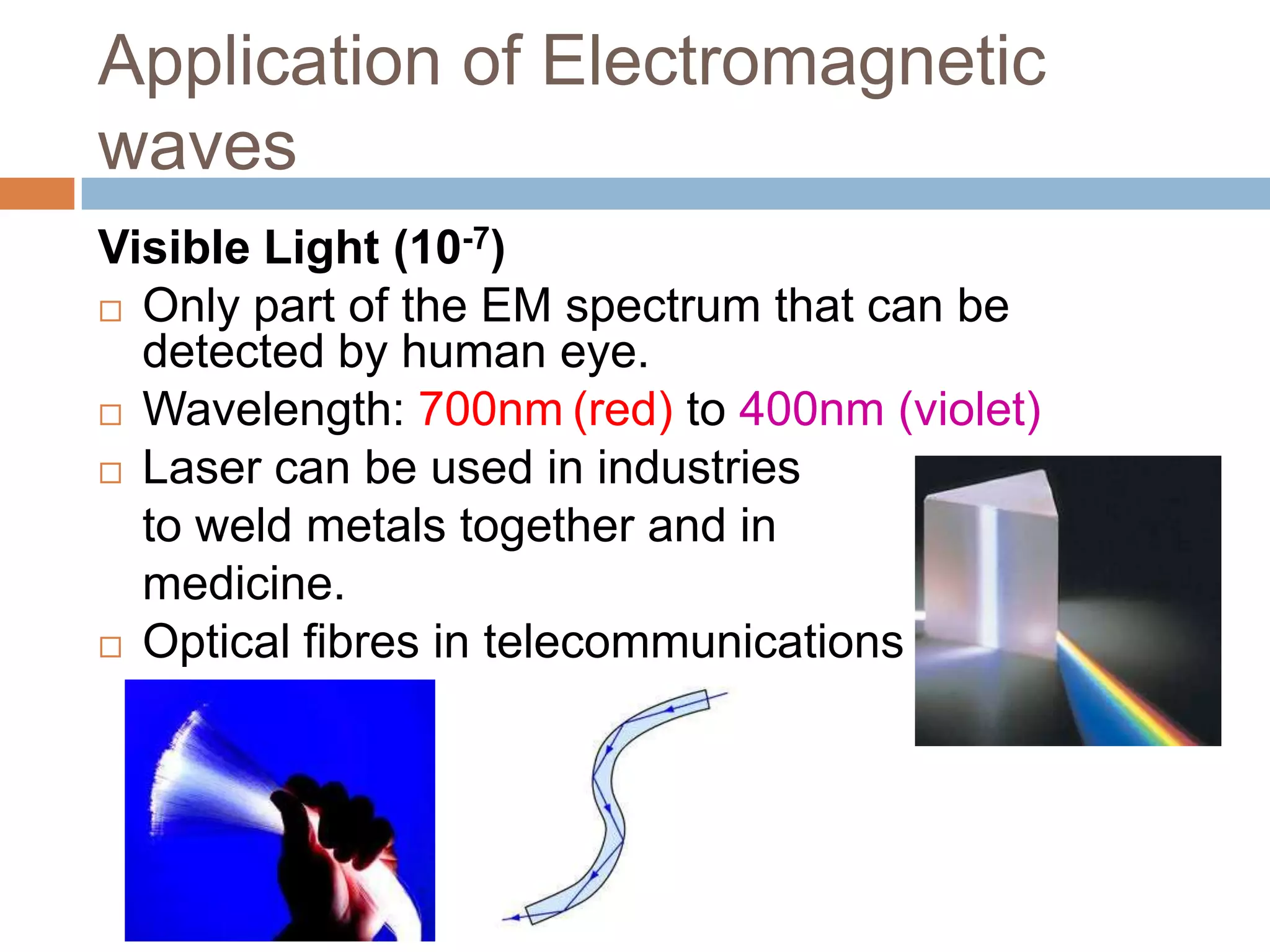 Electromagnetic spectrum e learning | PPTX