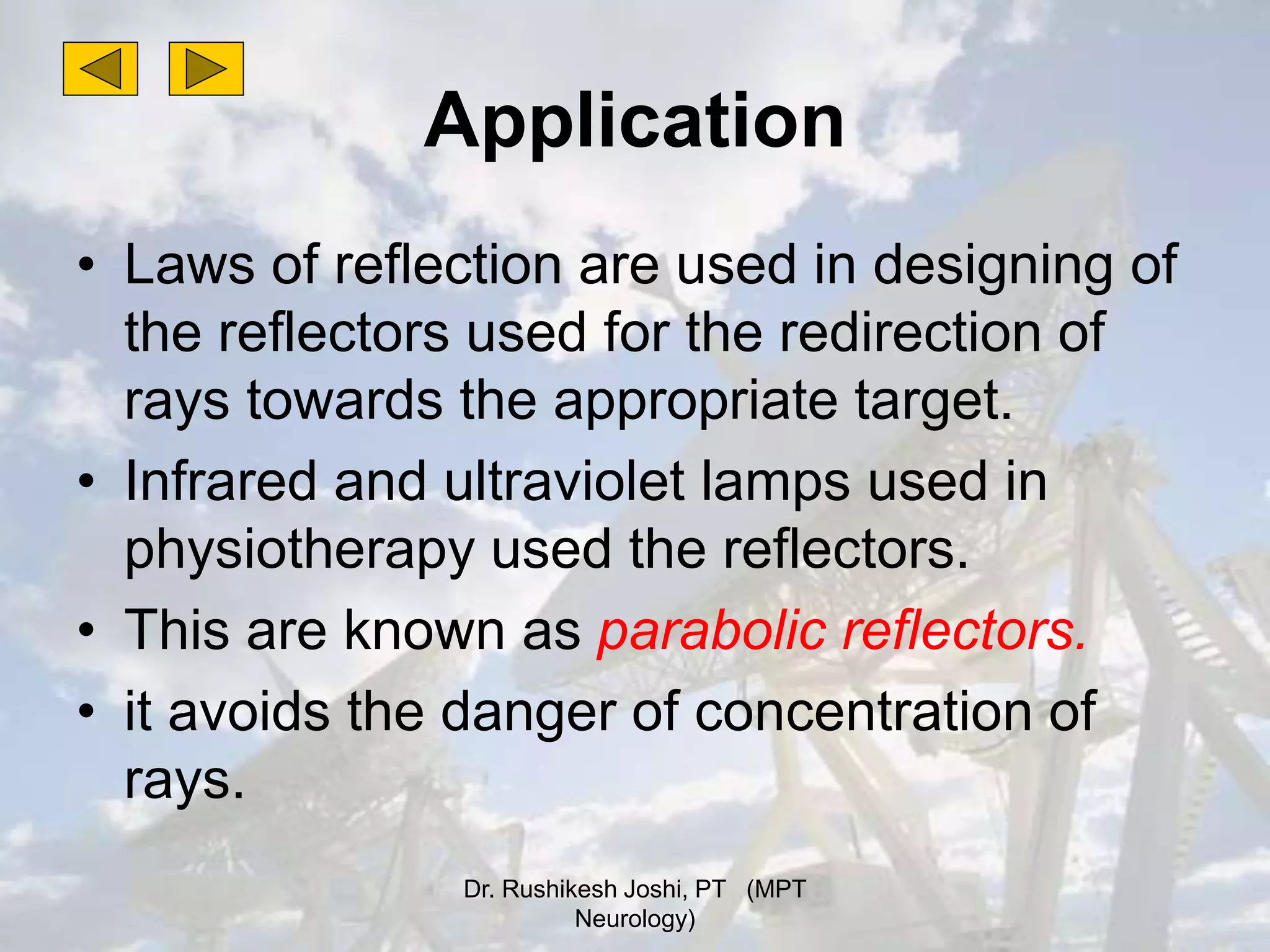 Electromagnetic spectrum & laws of radiation and its application in ...