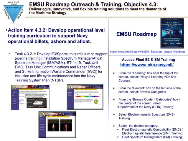 Managing Electromagnetic Spectrum Training | PPT