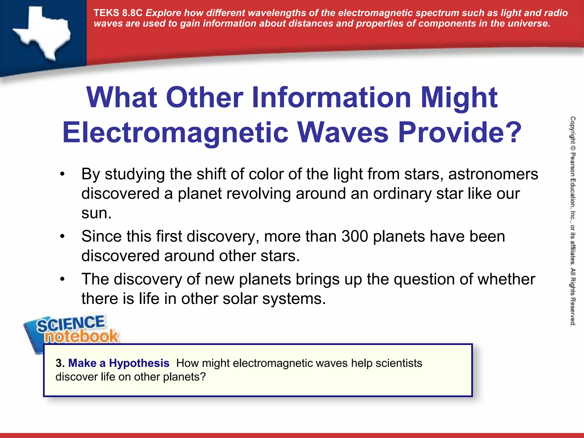 Electromagnetic spectrum universe slides | PPT