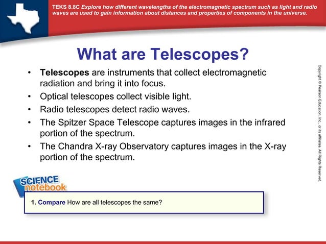 Electromagnetic spectrum universe slides | PPT
